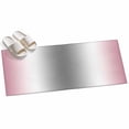 Abstract Pink White Gray Gradient Rectangle Rug 2'x6' Minimalist Ombre ...