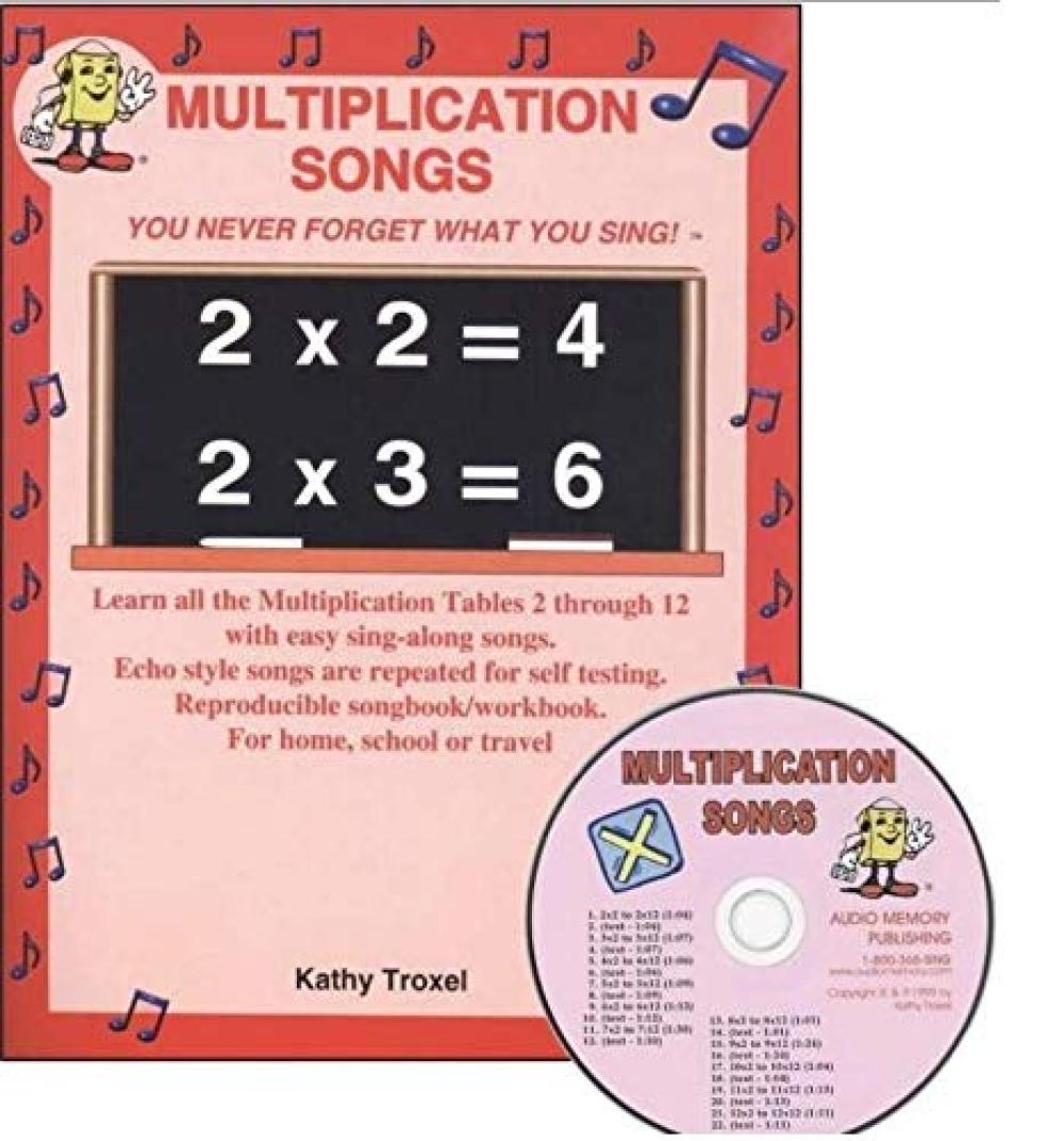 Multiplication Facts Songs CD And Book Times Tables 1 To 12 Sing