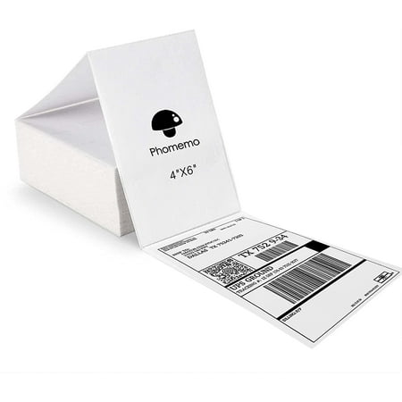 46 Thermal Direct Shipping Label, 500 Sheets of 4'' 6'' Fan-Fold Labels ...