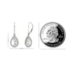 AAAMARK 14K White Gold 1/5ct. TDW Diamond Crescent Moon in Pear Shape ...
