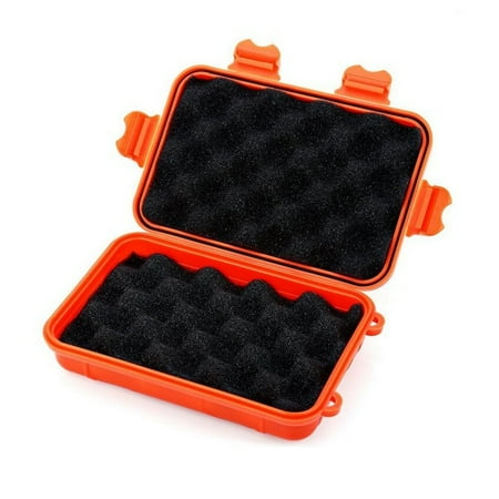 FanShow 1pc orange Plastic Shockproof Waterproof Case Survival ...