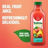 Tropicana Refreshers Fruit Punch Juice Drink, with Real Fruit Juice, 46 ...