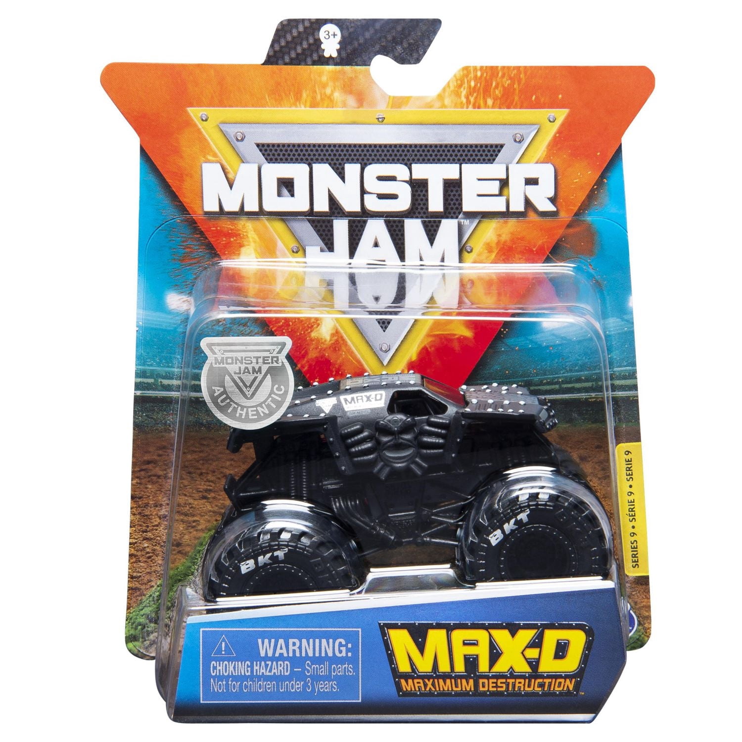 Monster Jam, Official Max D Monster Truck, Die-Cast Vehicle, World ...