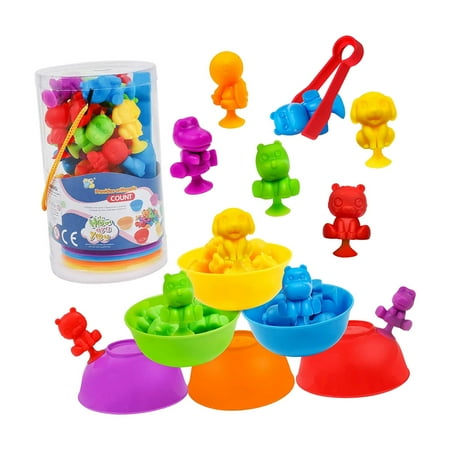 Color Counting Animals,Counting Animals Matching Games Sensory Toys ...