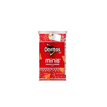 Doritos Nacho Cheese Flavored Mini Tortilla Chips, 5.125 oz Canister ...