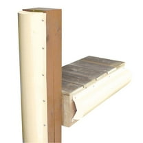 Dock Edge Piling Post Bumper - One End Capped - 6' - White [1022-F ...