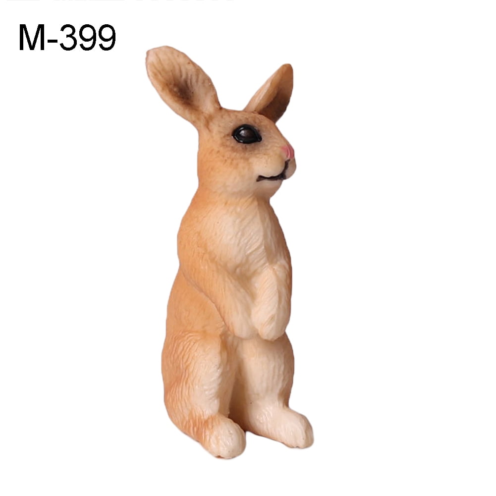Rabbit Toy Figure, Rabbit Figure Toy Collection Playset, Cake Topper ...