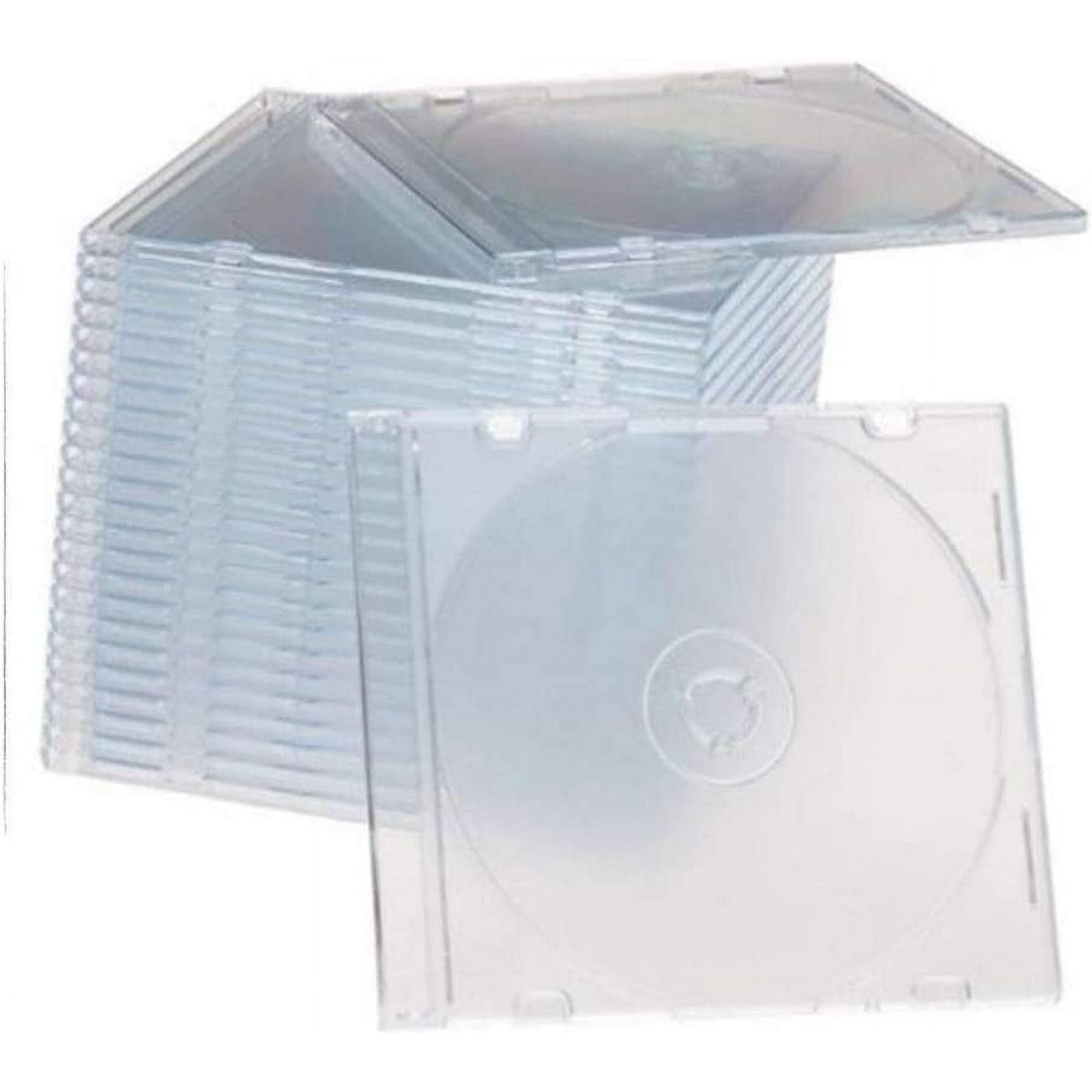 Click here for Qucyy Ultra Thin 5.2mm Slim Clear Cd Jewel Case Wi... prices