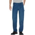 Dickies Men's Relaxed Fit Carpenter Jean in Durable Cotton Denim with Hammer Loops and ...