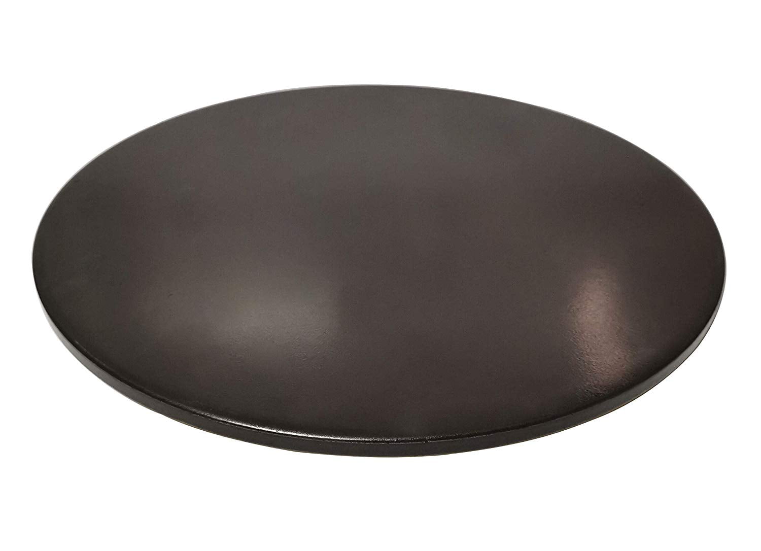 Pizza Stone For Oven Grill Black Glaze Bbq Baking Stone Round Ceramic Non Stain Bread Pan Black