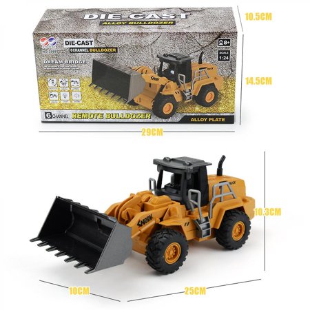 Remote Control Bulldozer Toy Truck, Remote Control Metal Remote Control ...