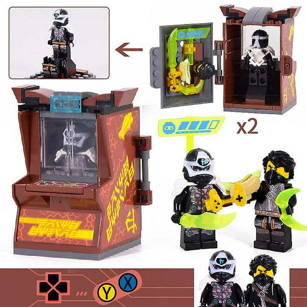Phantom Ninja Minifigures Small Particles Assembled Building Blocks Toy ...
