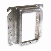Raco Mud Ring, 1 Gang, Galvanized Zinc, Square Box Type 785 - Walmart.com