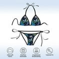 New Sexy Bodysuit Bikini Set Swimsuit Checkerboard Flower Women