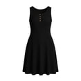 CHUMUD Summer Dresses for Women Ribbed Knit Sleeveless Dress, Form ...
