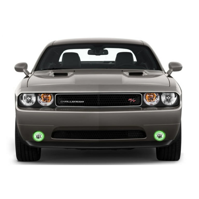 Green Dodge Challenger Fog Light Kit 2008 2023 Dodge Challenger Fog