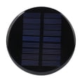4.5V 80mA Solar Cell 72x72mm Round Monocrystalline Charging Panel Round ...
