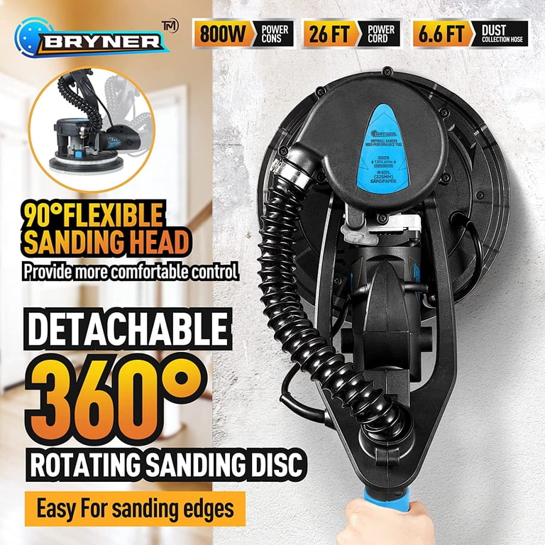 Lijadora Para Drywall VEVOR Drywall Sander 850-Watt Electric Drywall ...