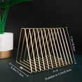 11 Lattice Adjustable Triangle File Holder Book Rack, Vertical Desktop ...