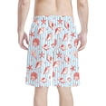 Binienty Men's Beach Shorts Swim Trunks With Seashell Pattern - Quick ...