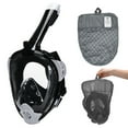 Full Face Snorkel Mask,Suitable for Beginners Dry Top Snorkeling Gear ...