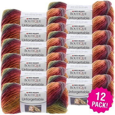 Red Heart Boutique Unforgettable Gossamer Yarn - 3 Pack of 100g/3.5oz ...