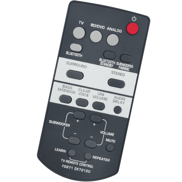 FSR71 ZK72120 Replace Remote Control for Yamaha Front Surround System ...