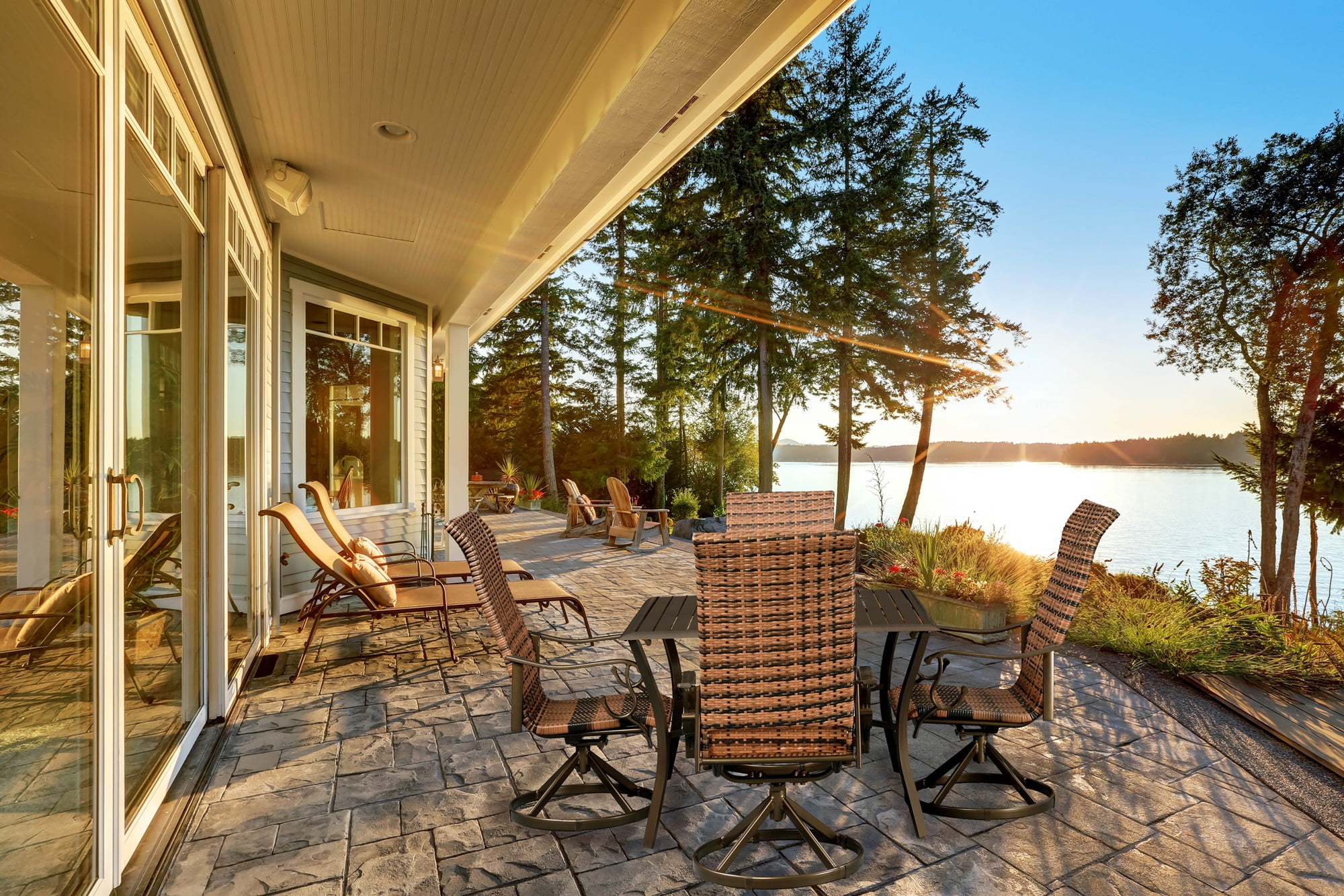 Westin 5pc Outdoor Swivel Rocking Wicker & Aluminum Patio Dining Set ...