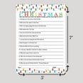 Festive Christmas Trivia Game Cards Version 1 (25 Pack) Holiday Party ...