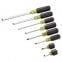 Stanley 100 Plus 8 Piece Vinyl Grip Screwdriver Sets, Phillips; Slotted ...