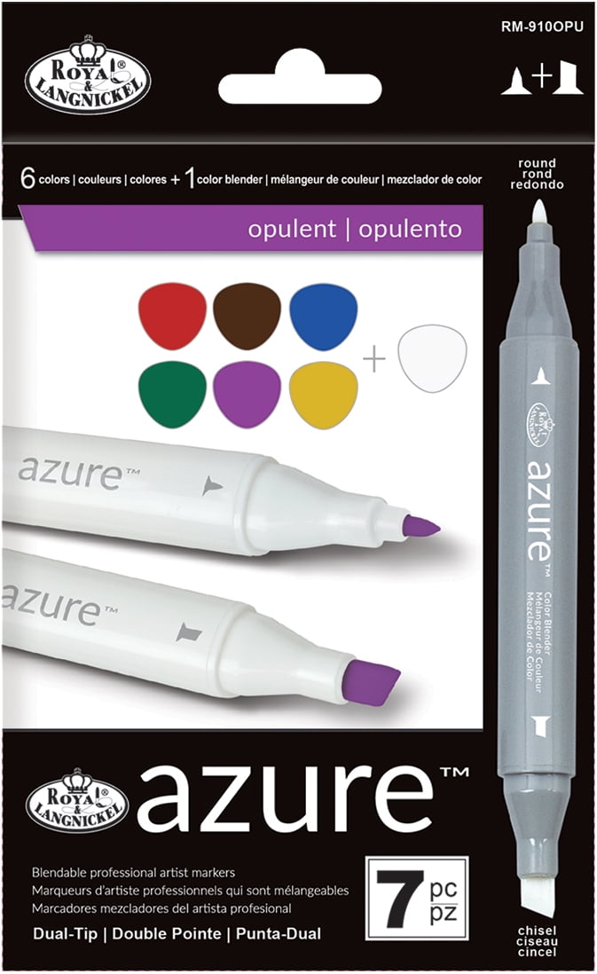 Azure Marker Set 7/Pkg-Opulent Colors - Walmart.com - Walmart.com
