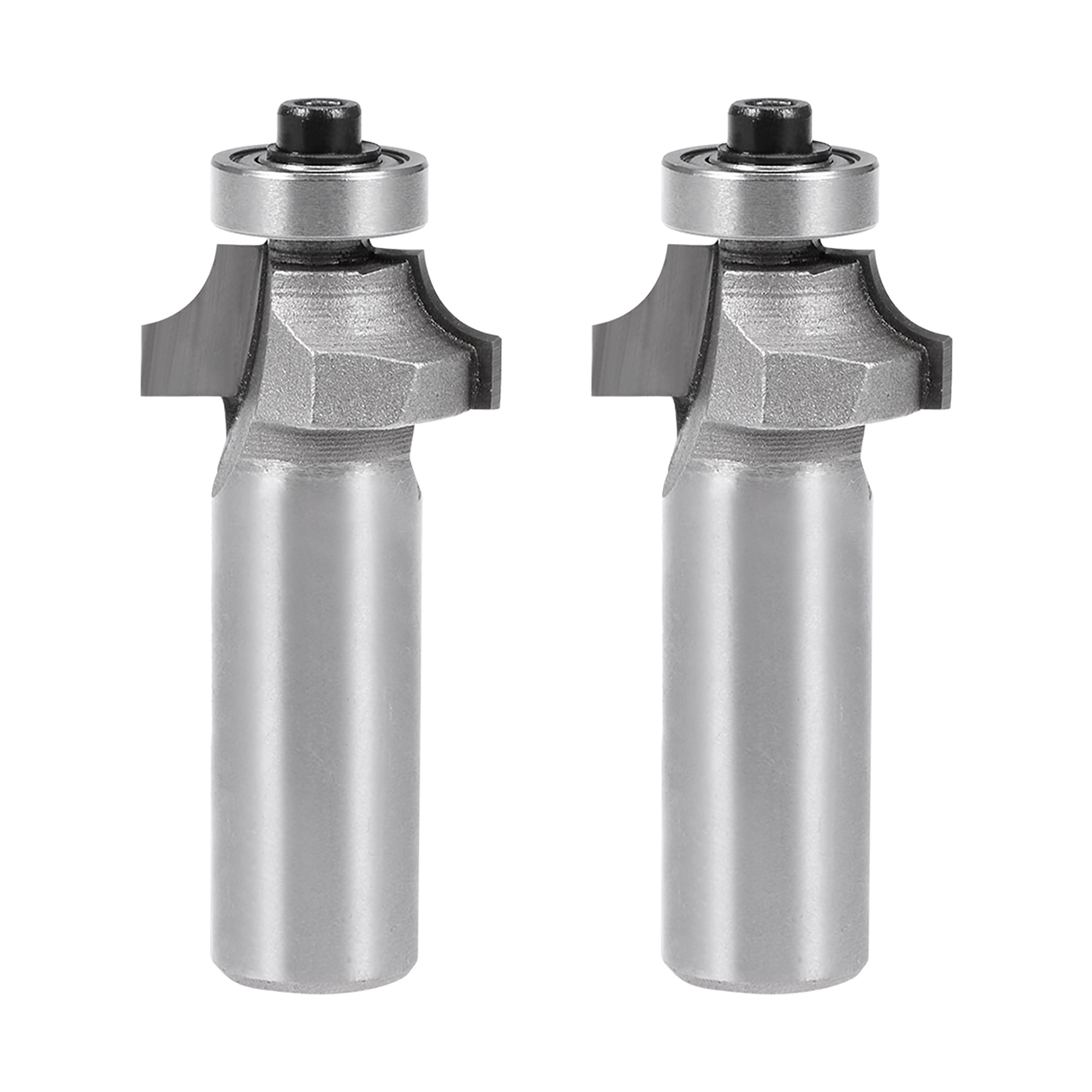 Router Bit 1/2 Shank 3/8" Cutting Dia Round Corner Tungsten Steel 2pcs ...