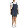 A3 Denim Women's Plus Size Denim Shortalls - Walmart.com