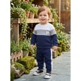 AceBaby Toddler Boy Fall Contrast Color Outfit Sets for 3M-3Y Long ...