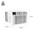 RCA 12,000 BTU 450 Sq. ft 115V Window Air Conditioner with Remote ...