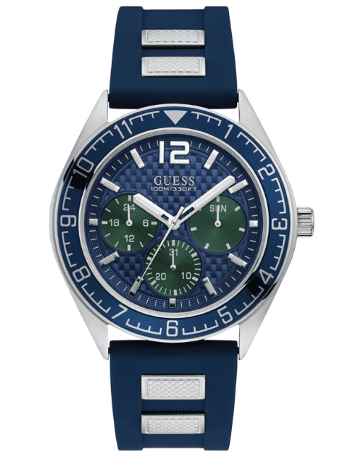 GUESS Quartz Stainless Silicone Casual watch U1167G1 - Walmart.com