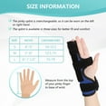 Fibee Pinky Finger Splint, Fits Left and Right Hand, Immobilizes ...