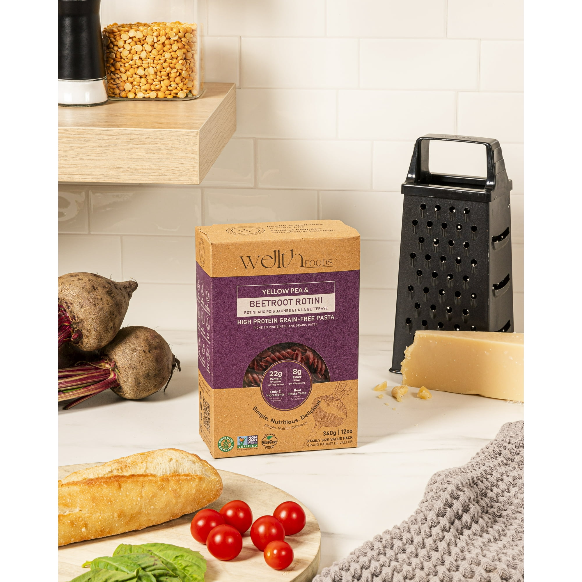 Click here for Wellth Foods Wellth High Protein Beetroot Rotini 3... prices