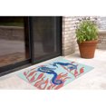 Trans-Ocean Rug Frontporch Seahorse Aqua Indoor/Outdoor Area Rug ...
