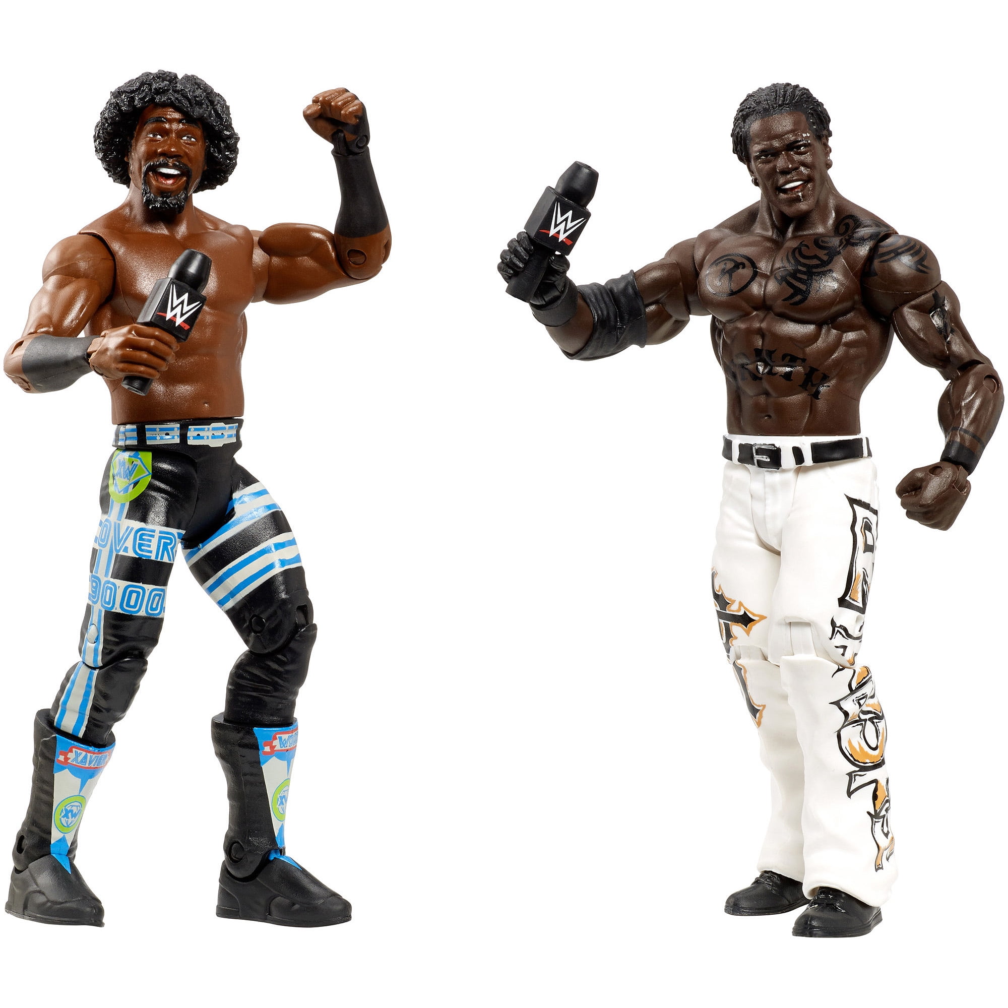 WWE Xavier and R-Truth Action Figures, 2-Pack - Walmart.com