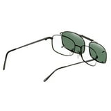 Solar Shield Dioptics Rectangle Fashion Sunglasses - Walmart.com