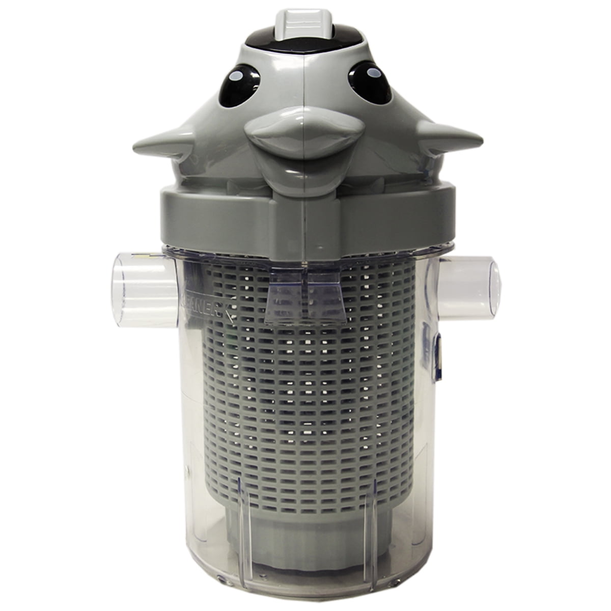 Rx Clear Dolphin Leaf Canister with Plastic Mesh Basket | Fits Suction ...