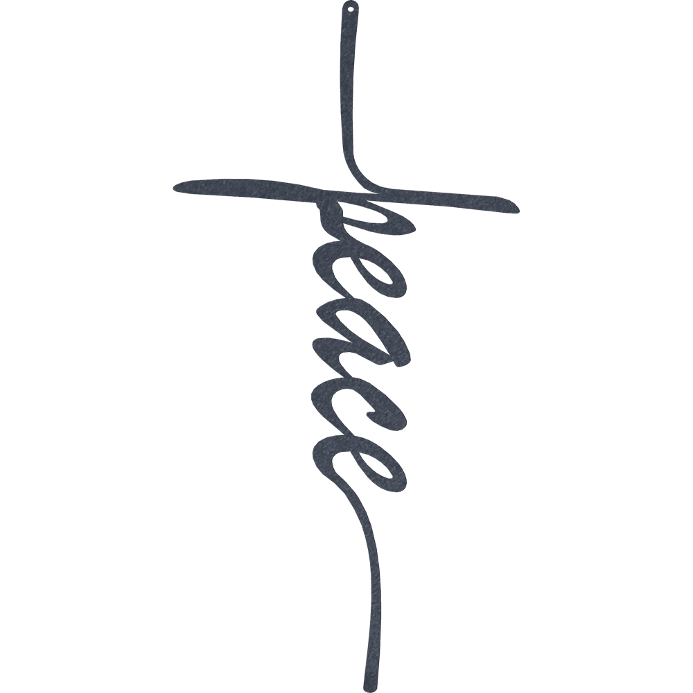 Peace Cross - Metal Wall Art - Walmart.com - Walmart.com