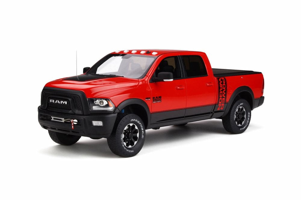 2017 Dodge Ram 2500 Power Wagon, Flame Red - GT Spirit GT224 - 1/18 ...