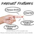 20Sheet Self-Adhesive Paper Decorative Stickers for Party Decorative ...