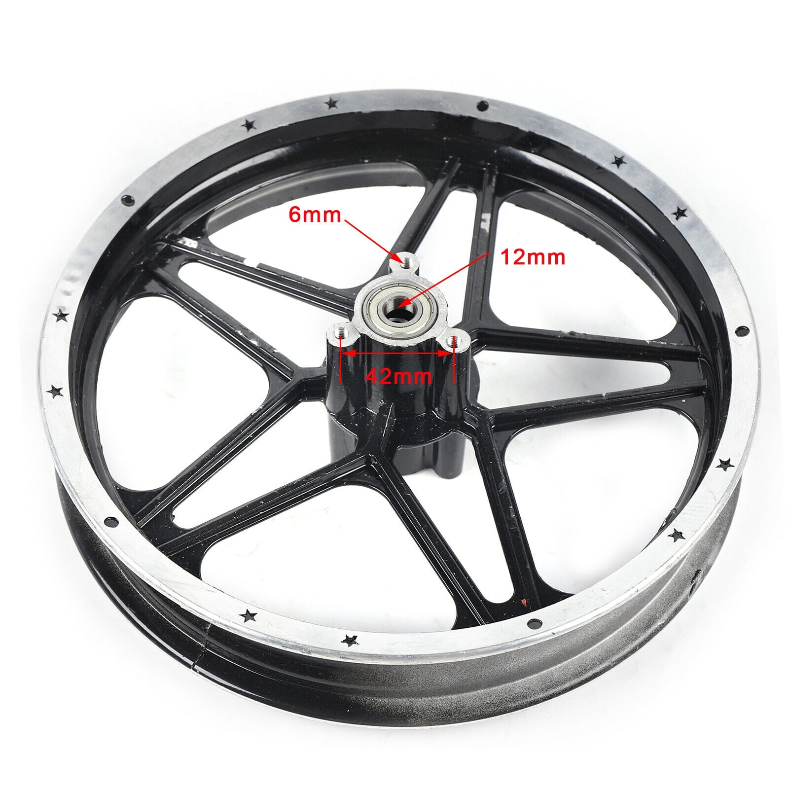 Buy Front Rear 2.50-10 Tire Rim Hub Assembly Wheel for 2 Stroke Dirt ...