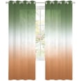 Bohemian Gradient Sage Green Sheer Curtains 96 Inch Long 2 Panels ...