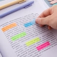 100/120 Counts Colored Adhesive PET Labels Page Marker Text Highlighter ...