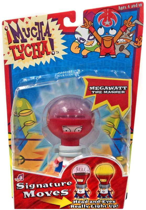 Mucha Lucha Signature Moves Megawatt The Masher Action Figure - Walmart.com