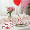 Cozilinen Valentine's Day Heart Patterned Paper Napkins, 20-Pack ...